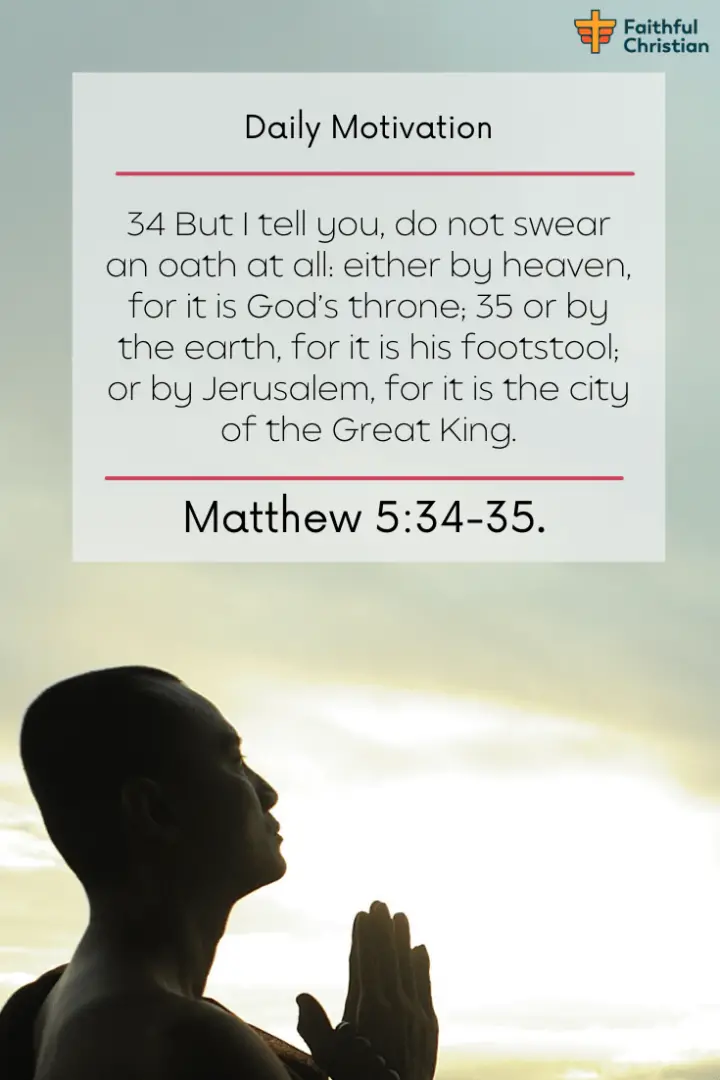 30+ Bible verses about making a vow Or breaking oaths