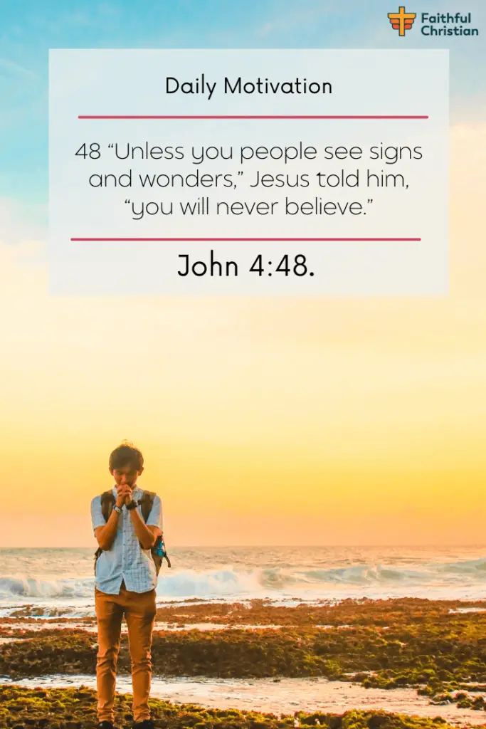 30+ Bible verses about believing without seeing